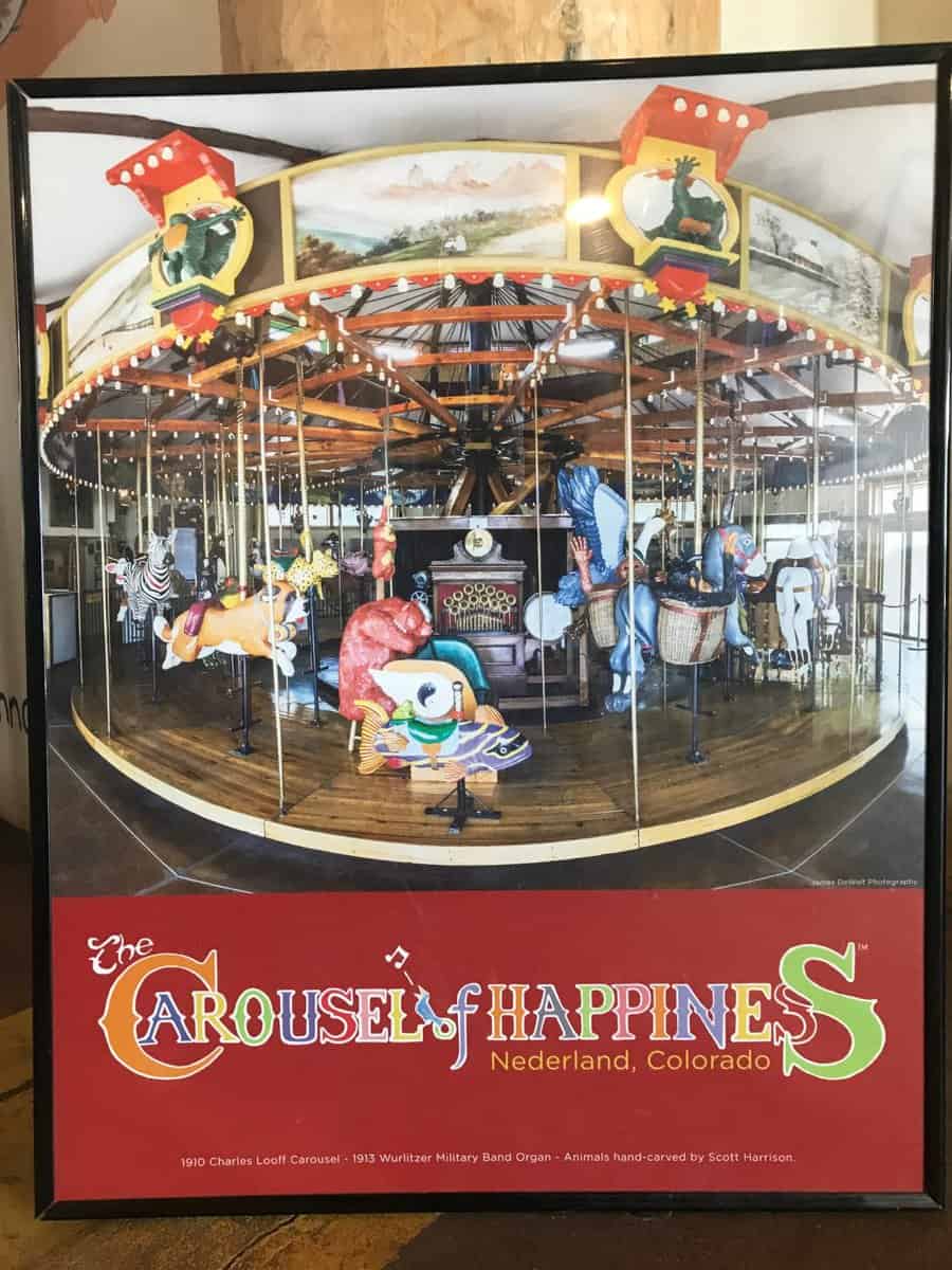 Photograph Poster - Carousel of Happiness, Nederland Colorado